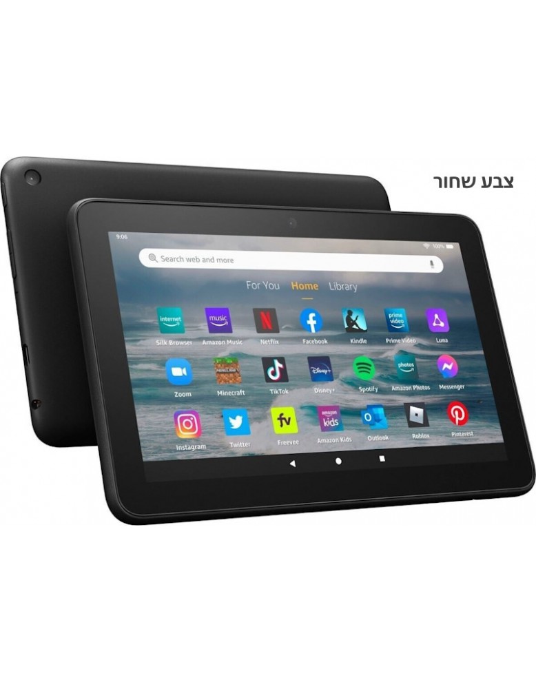 מתנה + All-New Amazon Fire 7 16GB 12th Gen טאבלט