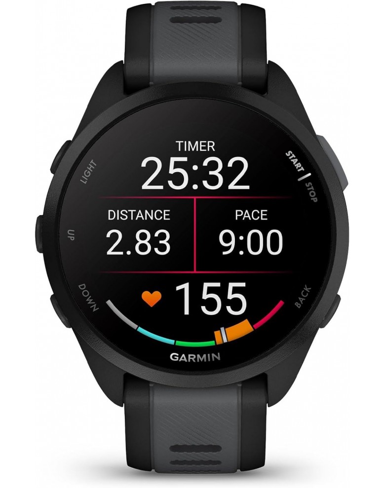 מתנה + Garmin Forerunner 165 AMOLED 43mm 010-02863-20 שעון ספורט חכם
